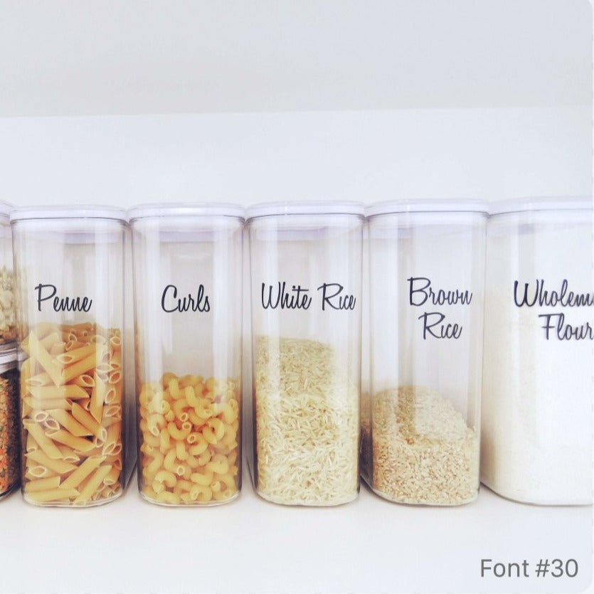 Customised Pantry Labels for your Kitchen – Cabe & Co