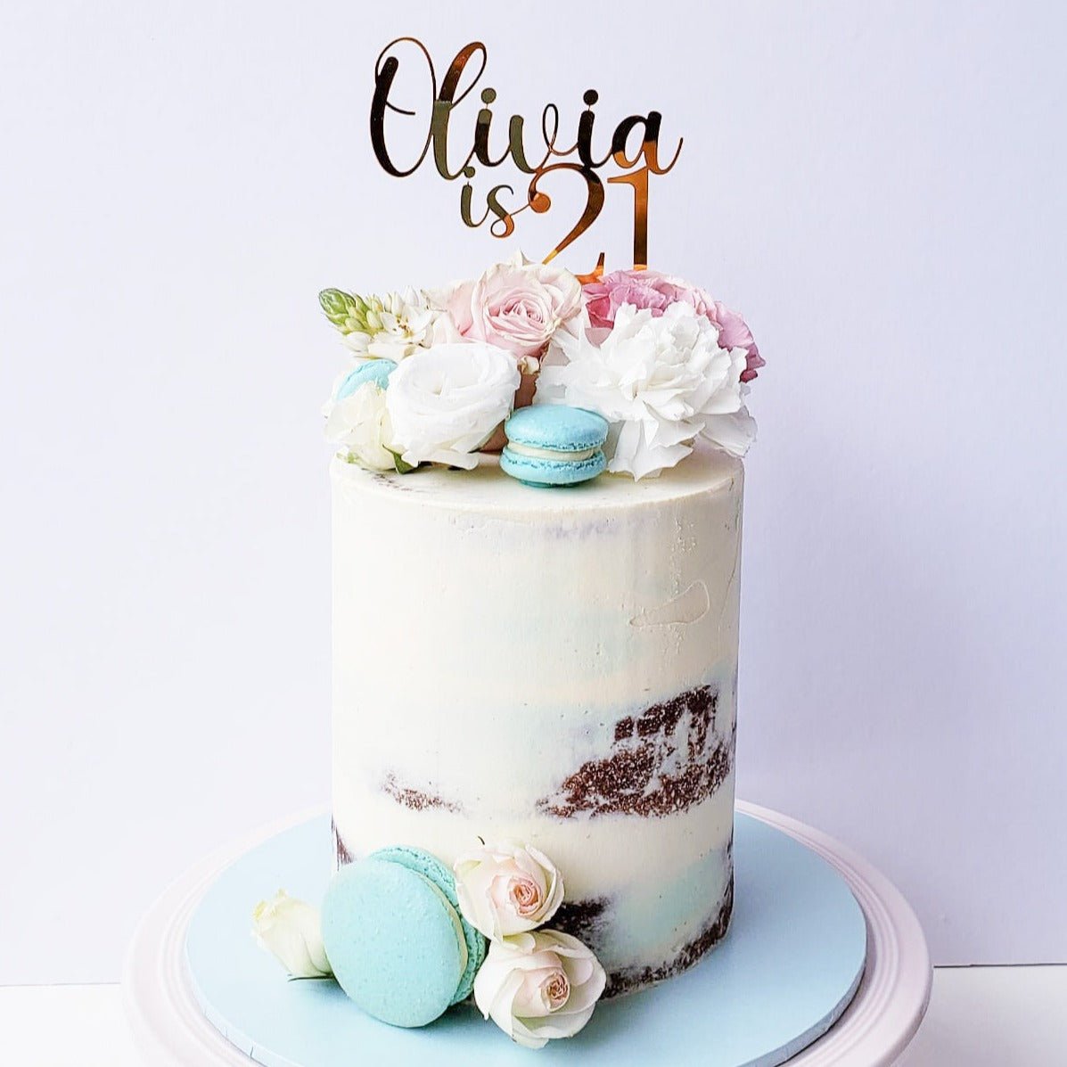 Personalised Birthday Cake Topper with Name & Age – Cabe & Co